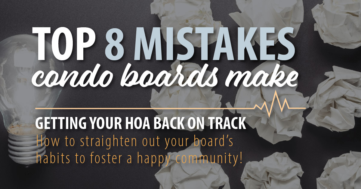 Top 8 Mistakes Condo Boards Make Guide